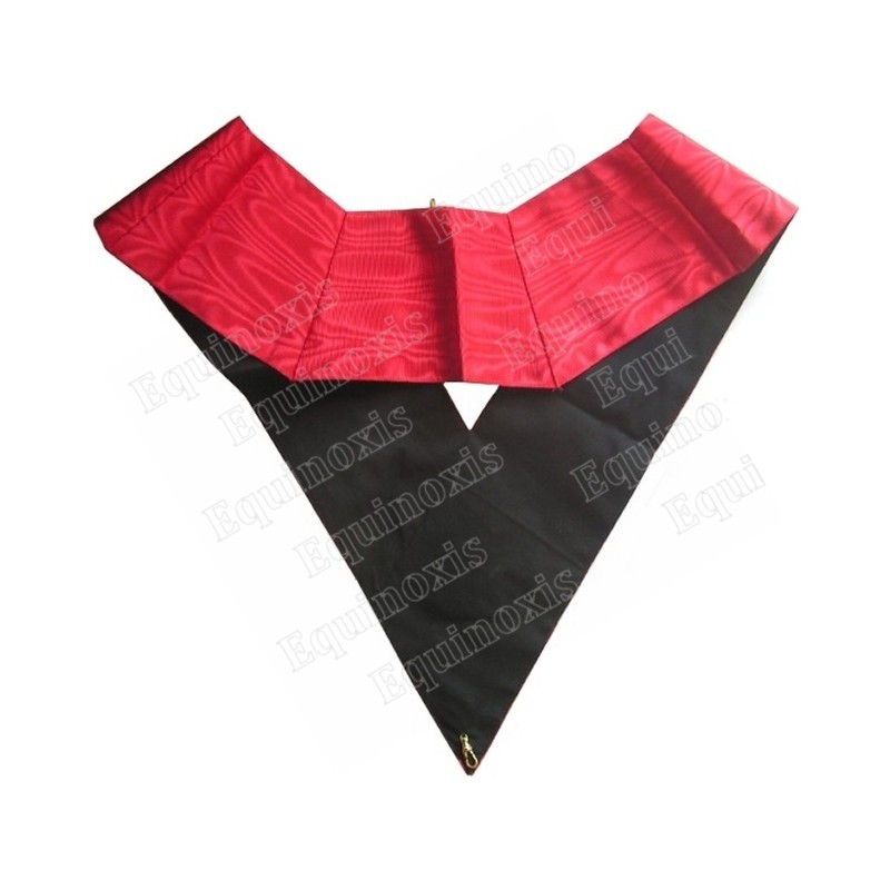 Sautoir maçonnique moiré – REAA – 18ème degré – Souverain Prince Rose ...